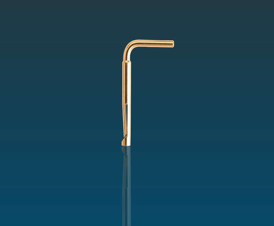 Electrical contact Winchester with bent PCB tail termination | Lemco ...