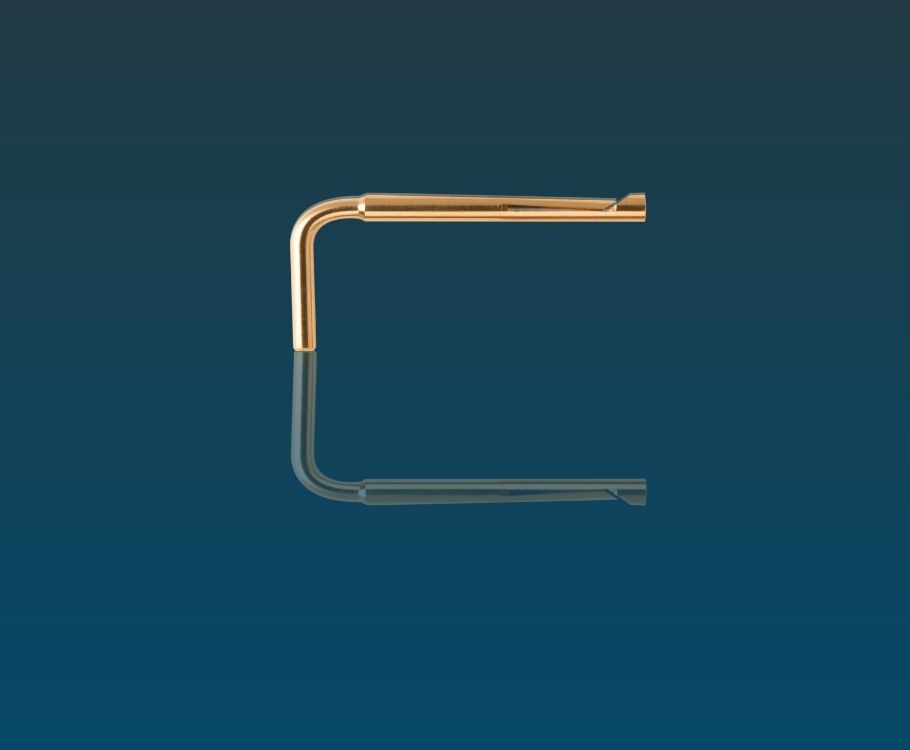 Electrical contact Winchester with bent PCB tail termination | Lemco ...